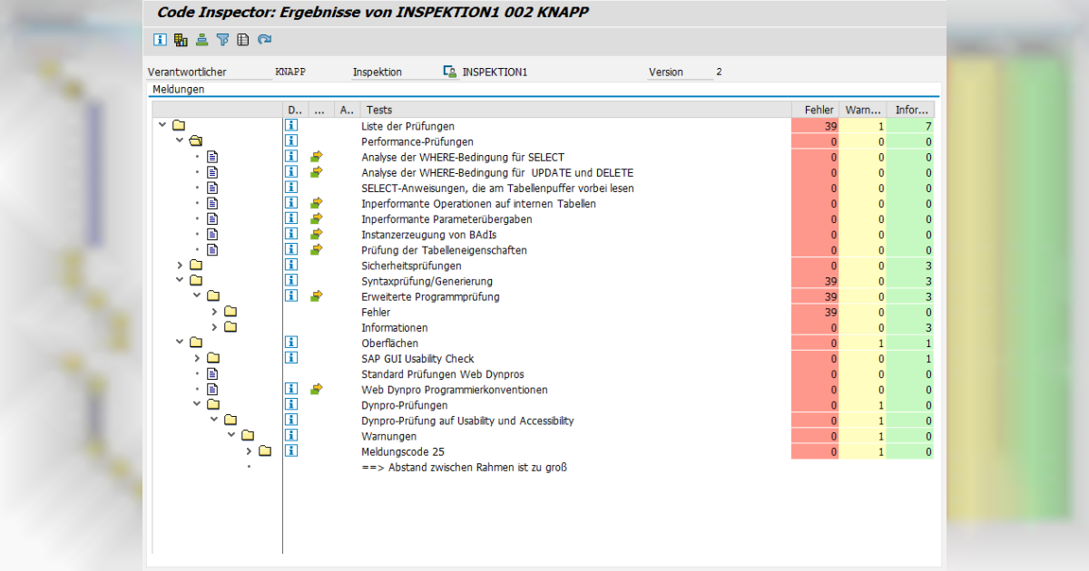 SAP Code Inspector: Eingebaute Qualitätskontrolle